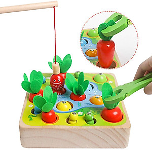 Skrtuan Wooden Toys Carrot Harvest