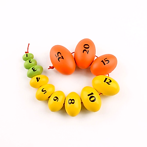 Wooden Prader Orchidometer, Prader Balls, Endocrine Rosary for Measuring Testis Scale in Clinic/Hospital for Endocrinologist and Pediatrician