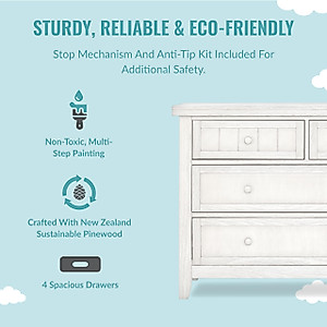Dream On Me Maple Double Dresser