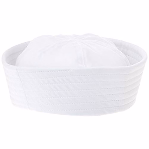 amscan Sailor Hat Costume Acccessory, One Size, White