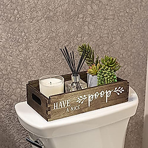 TJ.MOREE Bathroom Toliet Roll Storage Box, Use in Bathroom Toilet Paper Storage Bathroom Decor Box