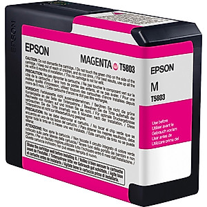 Epson T580A UltraChrome K3 Vivid Magenta Cartridge Ink