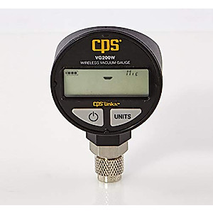 CPS CPSVG200W Vacuum Gauge (W/Digital LCD Display Wireless), Yello