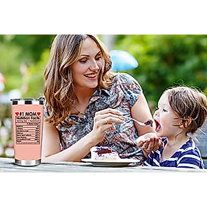 Mothers Day Gifts for Mom from Daughter, Son, Kids - Ideas Gifts for Mom on Mothers Day - Mom Birthday Gifts - Funny Birthday Gifts for New Mom , Mother In Law - Presents for Mom - Mom Tumbler 20oz