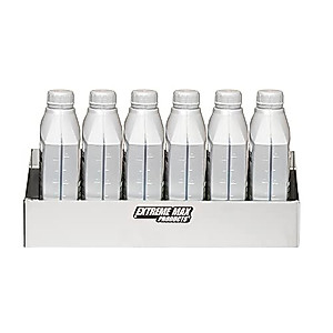 Extreme Max 5001.6208 Aluminum 6-Quart Liquids Storage Shelf for Race Trailer, Garage, Shop, Enclosed Trailer, Toy Hauler - Holds Six 1-Quart (32 oz.) Bottles