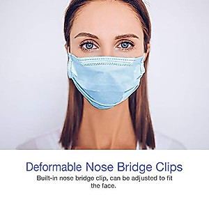 CandyCare Disposable Face Masks, Pack of 25 - Dust Particle 3-Layer Design with Earloop Protective Cover