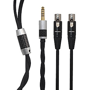 KK Cable TV-AK HiFi WM1A/1Z, NW-ZX300A, PHA-2A 4.4MM Male Balanced for LCD-2 LCD-3 LCD-4 LCD-X LCD-XC etc. Headphones, TV-AK (1.5M/4.9ft)