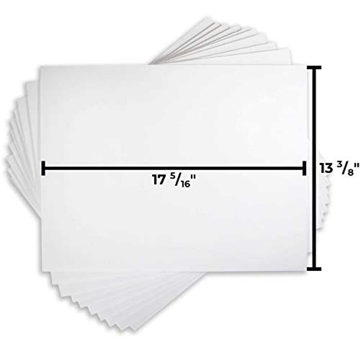 Corrugated Plastic Sheets | 17in x 13in | 10 Pack | Blank Coroplast Poster Board Signs for Offices, Classrooms, Yard and Garage Sales, Realtor Open Houses, and Custom Birthday, and Graduation Messages