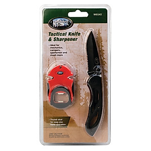 Performance Tool W9345 Northwest Trail Tactical Knife with Sharpener