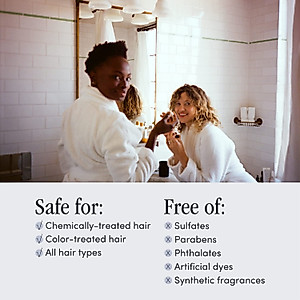 Jupiter Shampoo, Conditioner & Exfoliator Brush for Wet or Dry Hair - Relieves Itchy, Flaky Hair & Scalp - Color Safe, Sulfate-Free, Vegan