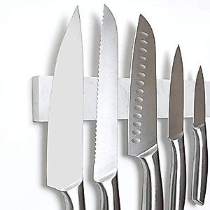 Magnetic Knife Rack - White Marble (Pack of 1)