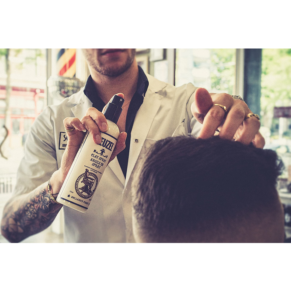 Reuzel Clay Spray, Adds Texture and Definition, 12 oz