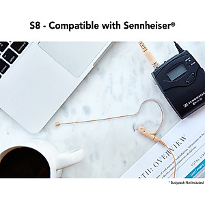 Airwave Technologies HSD-Slimline+SE Single Ear Head Worn Microphone - Sennheiser Compatible