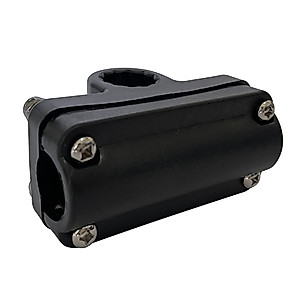 Twin Pack Rod Holder with 2 Side Mounts and 2 Bottom Mounts Adjustable Boat Fishing Rod Holder