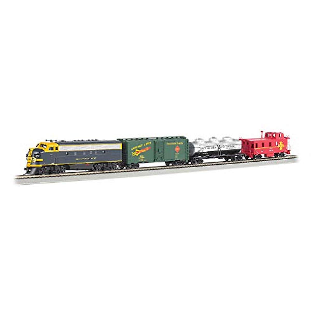 Bachmann Trains - Thunder Chief DCC Sound Value Ready To Run Electric Train Set - HO Scale Black 0.5 Liters