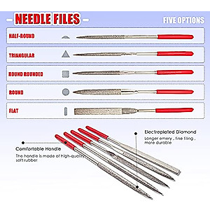 HOPLEX Model Tools Kit 20 in 1 Adults Hobby Building Tools Set Basic Tools with Nippers Tweezers Needle Files Polishing Bars for Car Airplane Model Building Repairing and Fixing