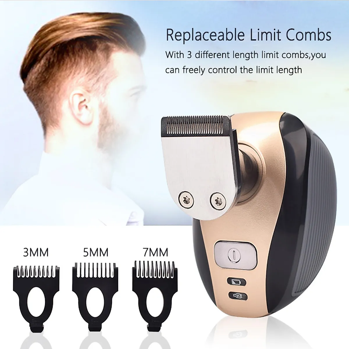 5-in-1 Electric Razor for Men - Head Shaver for Wet Dry Skull Bald Head - Rechargeable Rotary Shavers Cordless Grooming Kit with Beard, Nose, Ear, Body Hair Trimmer, Face Cleaning Brush Gifts for Men