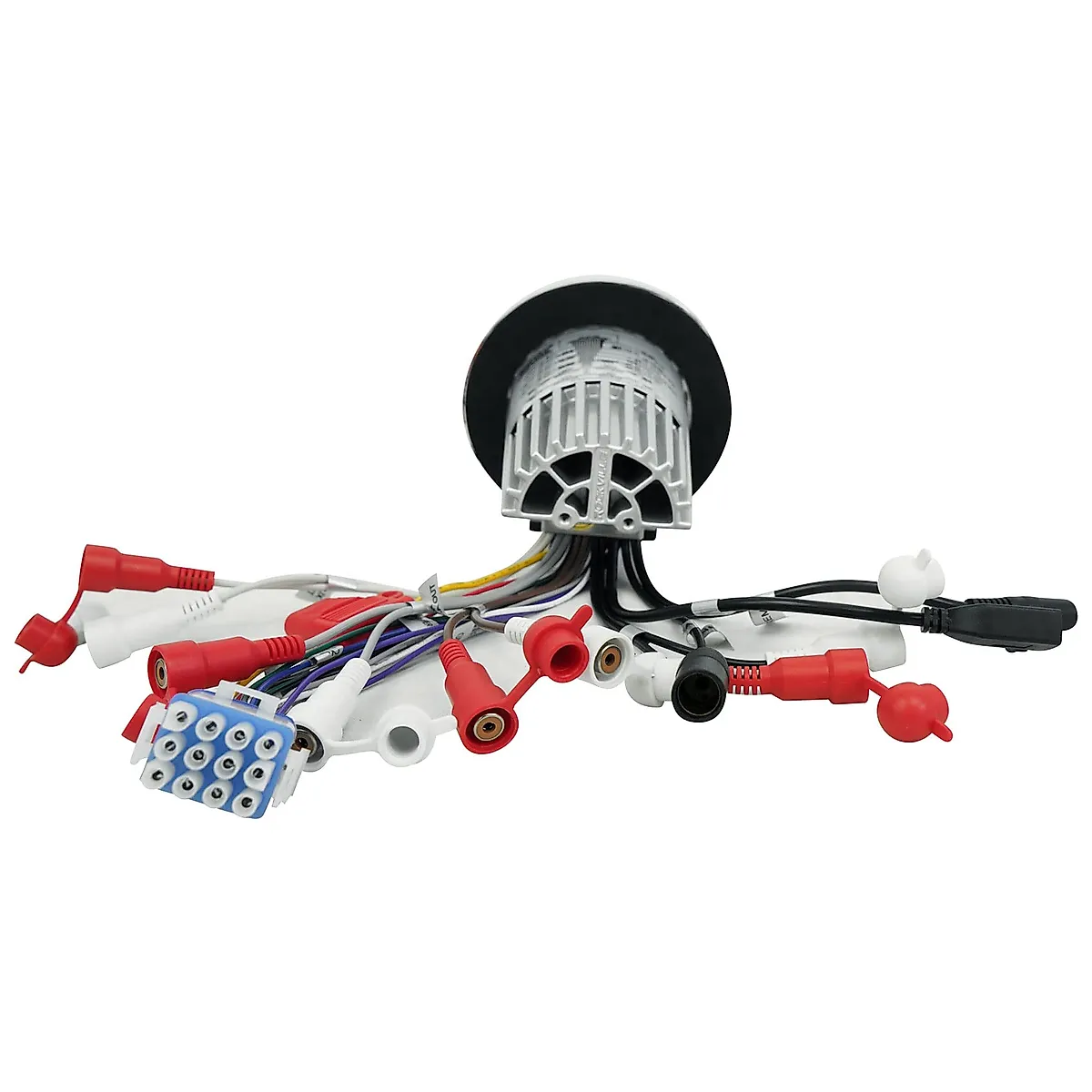 Rockville RGHR2 Marine Gauge Hole Receiver W Bluetooth USB, Radio + Wired Remote