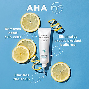 Grow Gorgeous Scalp Care Prebiotic and AHA 5% Booster - Scalp Treatment with Glycolic Acid - Vegan