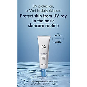 Dr.Ceuracle Hyal Reyouth Moist Sun SPF 50+ PA++++ㅣMoisturizing, UV Protection, Face & Body ㅣEssence-like Sunscreen without stickiness ㅣThe dual formula for hydration and UV protection