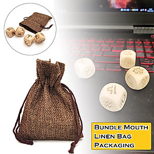 Hometu 4Pcs/Set Creative Zodiac Dice Set - 2 Pairs 12 Constellation Symbol Pattern Dices for Game Divination Accessory (Version1+Version2)