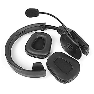 YunYiYi Replacement Earpads Ear Cushion Compatible with BlueParrott B550-XT b550xt Noise Canceling Bluetooth Headset Cover Repair Parts (B550XT Earpads + Microphone Foam)