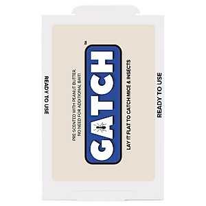 Mouse & Insect Glue Boards (12 Pack), Sticky Mouse Traps Indoor for Home, Pre-Baited Glue Traps for Mice Rodent Rat Bugs Cockroach, Adhesive Roach Traps Indoor, House Pet Safe Pest Control