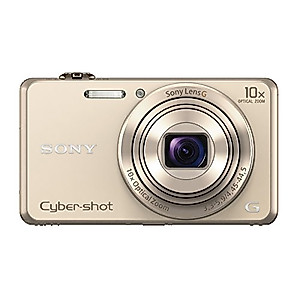 Sony DSCWX220/N 18.2 MP Digital Camera with 2.7-Inch LCD (Gold)