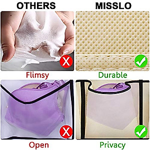 MISSLO Over the Door Shoe Organizer 24 Large Fabric Pocket Closet Accessory Storage Hanging Shoe Hanger, Beige