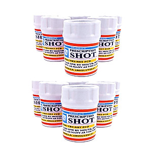 Shot Glasses Set of 12 - Prescription Pill Bottle Shot Glass 2 oz Rx Unique Funny Novelty Shots for Men, Great Gag Gifts Shot Glasses for Vodka, Whiskey, Tequila, Espresso, Secret Santa (12 Pack)