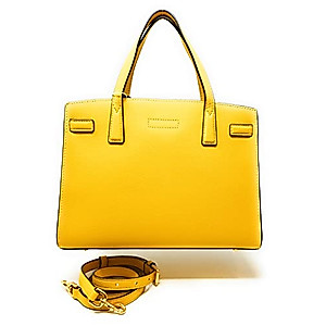 Tory Burch Women's Small Walker Satchel Shoulder Crossbody Bag (Goldfinch)