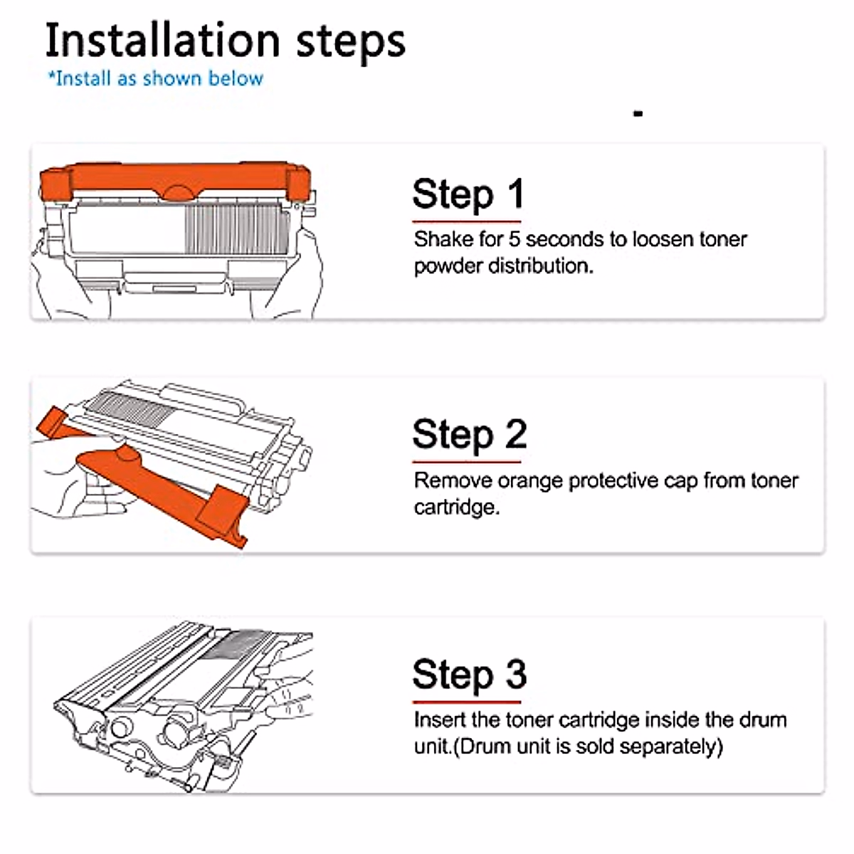 POISONOUS TN-760 TN760 2-Pack High Yield Black Toner Cartridge TN7602PK Compatible Replacement for Brother TN760 TN730 TN770 MFC-L2710DW L2750DW DCP-L2550DW HL-L2395DW HL-L2370DW Pinter, TN760 2BK