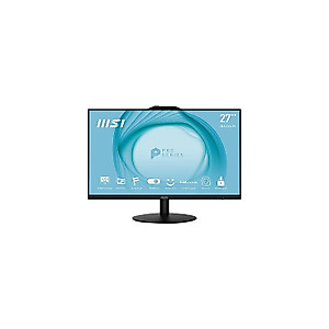 MSI PRO AP272 AIO Desktop, 27" FHD IPS-Grade LED, Intel Core i5-12400, 16GB(8GB*2) Memory, 512GB SSD, WiFi 6, BT 5.1, Black, 1-YR Warranty, Windows 11 Home Plus (12M-028US)