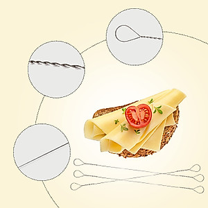 LUTER 10pcs Cheese Slicer Wire, Cheese Slicer Replacement Wires Cheese Cutter Wires for Slicing Soft Cheeses, Pâtés