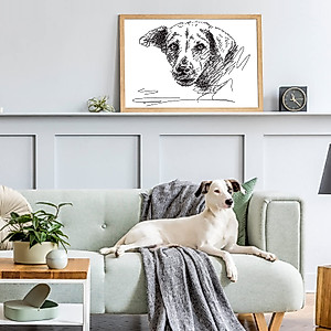 euwazram Rustic Oak 16x24 Frame - Single Frame, 16 x 24 Poster Frame for Artwork, Puzzles, Photos and Movie Posters Picture Frames