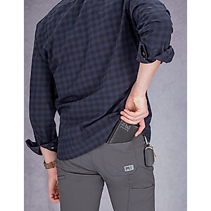 Timberland PRO Men's Leather RFID Trifold Wallet with Id Window