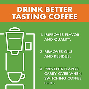 Urnex Cleaning Pods - 5 Pods - Compatible with Keurig 1.0 & 2.0 and All Single Serve Coffee Machines