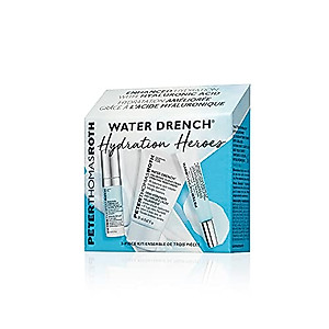 Peter Thomas Roth | Water Drench Hydration Heroes 3-Piece Kit | Hyaluronic Acid Skin Care Kit, Water Drench Glow Serum, Moisturizer and Eye Gel