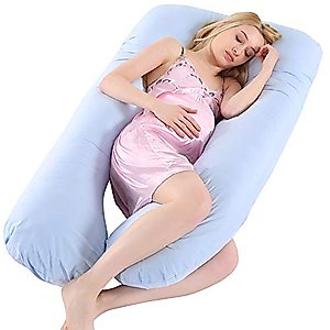 TREE.NB Pregnancy Pillow U Shape Full Body Maternity Pillow for Pregnant Women Sleeping Support Back, Neck, Leg, Foot, Side Sleeper 51''x28''x6''