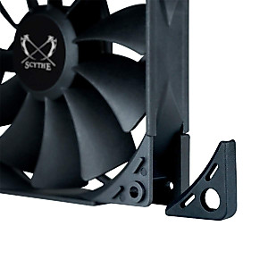 Scythe Mugen 5 Rev.C CPU Air Cooler, 120mm Single Tower, Black Edition LGA1700 AM5- Kaze Flex Black 120mm PWM Fan Bundle - Dual Fans Edition