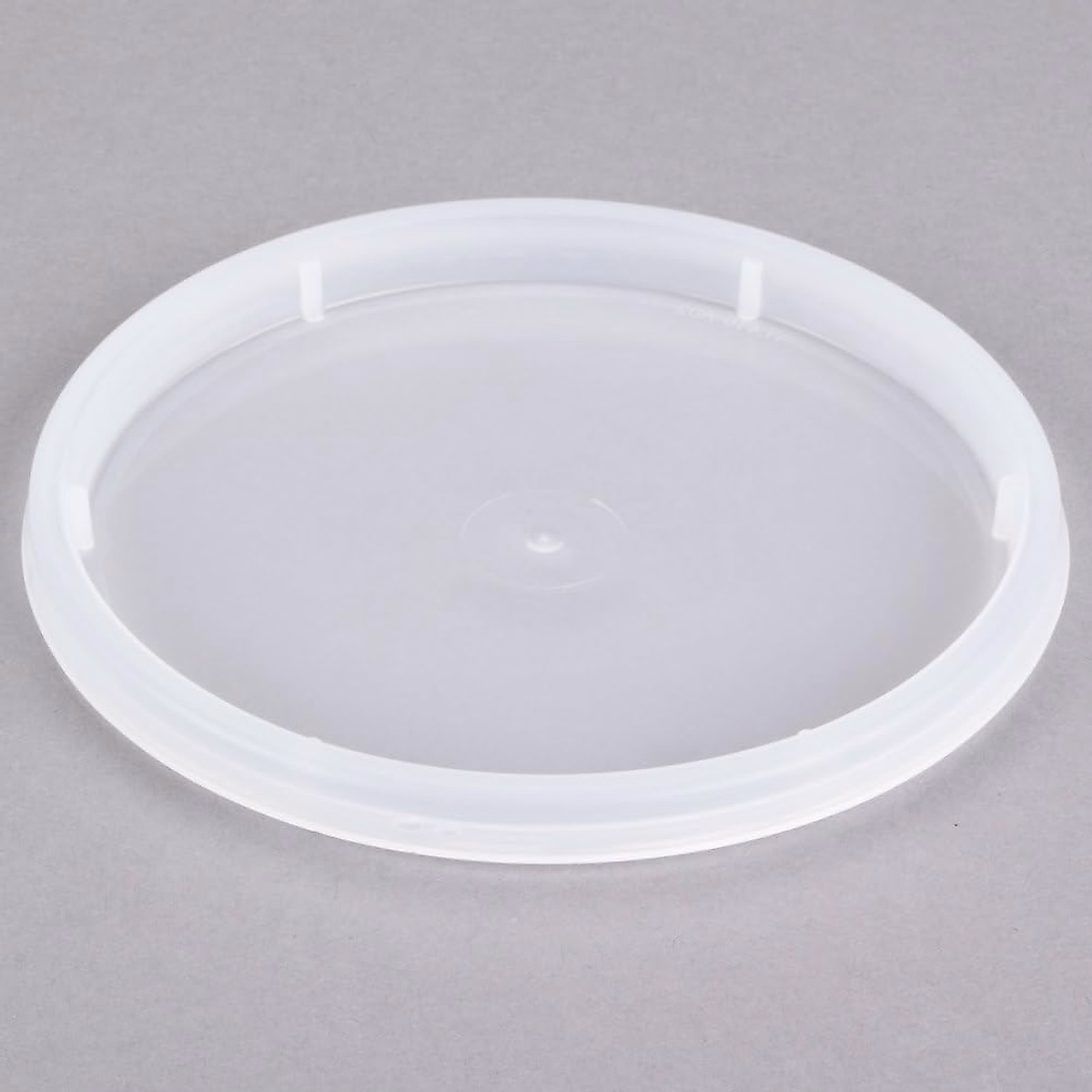 Generic 100ct - Microwavable Plastic Deli Container LIDS ONLY (Good for 8,12,16,24,32oz), Translucent