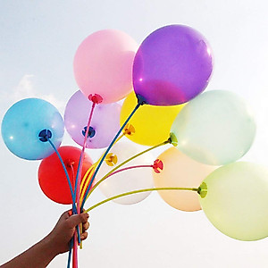 ZHIYE Party Balloons Assorted 8 Inch 100 pieces Bright Metallic Balloons Suitable for Birthday Parties, Weddings, Anniversaries, Celebrations