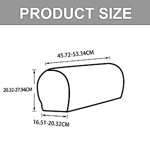 RRNAR Armrest Chair Covers, Armchair Couch Arm Rest Covers Anti-Slip Spandex Polyester Sofa Arm Caps Slipcovers, for Chair, Sofa, Couch,Burgundy,Set of 6