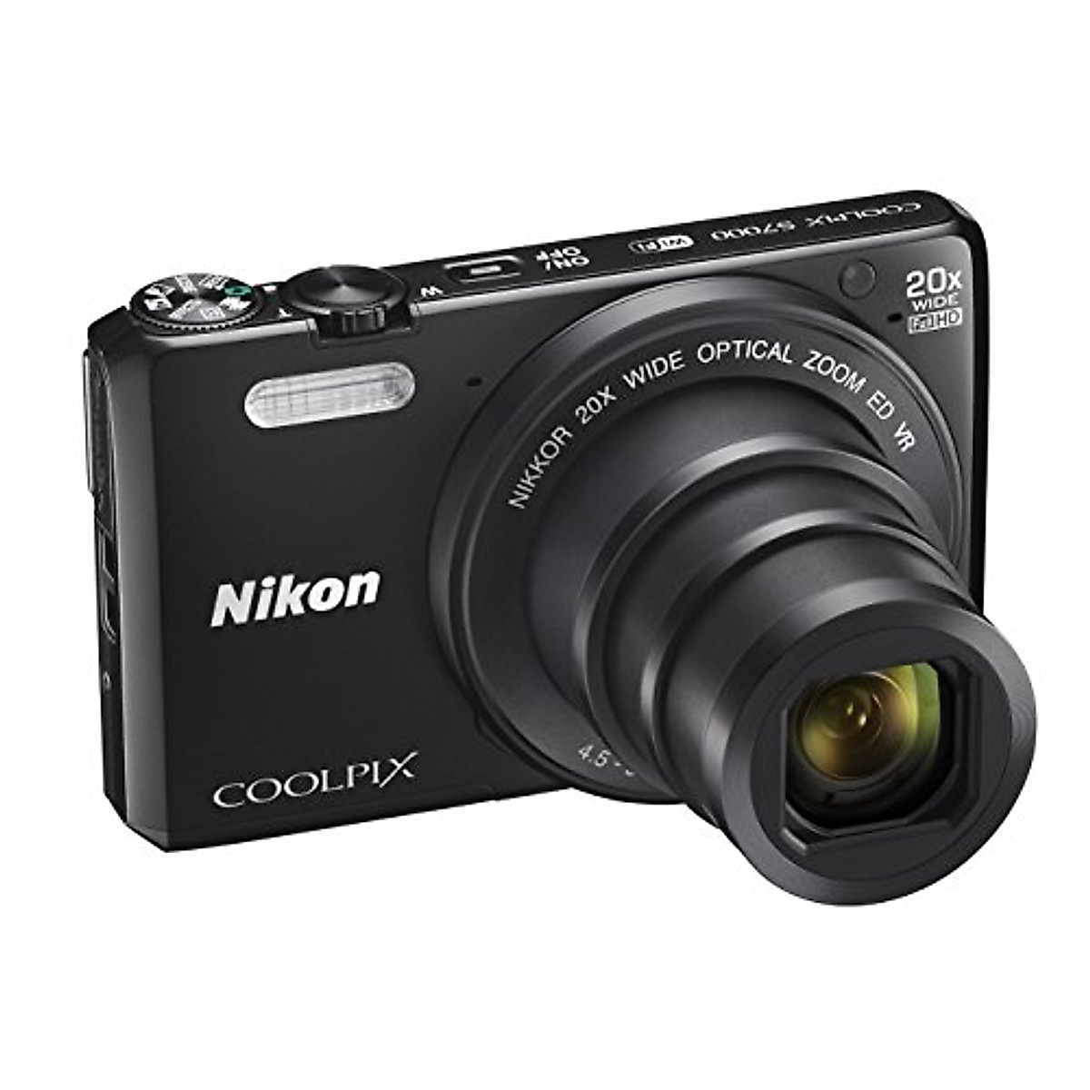 Nikon COOLPIX S7000 Digital Camera (Black) - International Version (No Warranty)