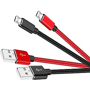 2 Pack 6Ft PS4 Controller Charger Cable for Xbox One Controller Cable,Playstation 4 Controller Charger Cord,PS4 Charging Cable Dualshock 4 Controller,PS4 Vita Slim/Pro Charge Play Micro USB Data Wire