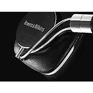 Bowers & Wilkins P5 Series 2 On Ear Headphones with HiFi Drivers, Wired, Black