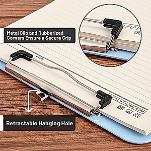 Mr. Pen- Plastic Clipboard, 12.5” x 9”, Cyan Blue, Clipboards for Kids & Adults, Clipboards Plastic, Clip Board, Teacher Clipboard, Kids Clipboard, Cute Clipboard, Plastic Clipboards