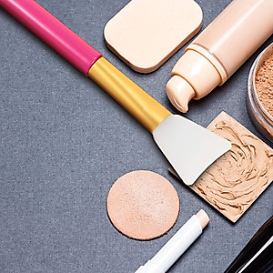 Patelai 20 Pieces Soft Silicone Facial Mud Applicator Clay Tools Face Mask Brushes Beauty Tools for Sleeping Mud Mask Hairless Body Lotion and Body Butter