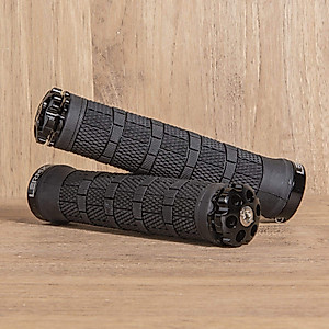 Bike Grips, LX LERMX Bicycle Handlebar Grips Made of Soft Non-Slip-TPR Rubber End Bike Handle bar Grips for MTB, BMX, Mountain, Downhill, Folding Bike, Beach Cruiser, Scooter