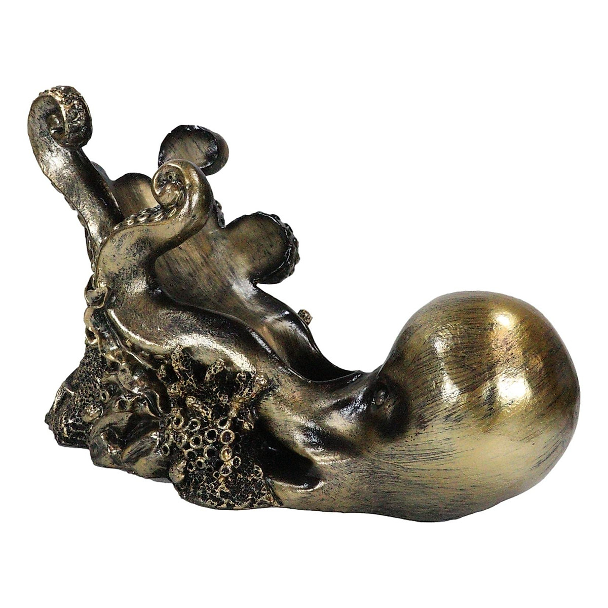 Ebros Gift Ocean's Misty Refreshment Large Nautical Marine Drinking Giant Sea Octopus Kraken Wine Bottle Holder Rack Sculpture Cthulhu Cephalopod Tentacles Monster Decorative Figurine